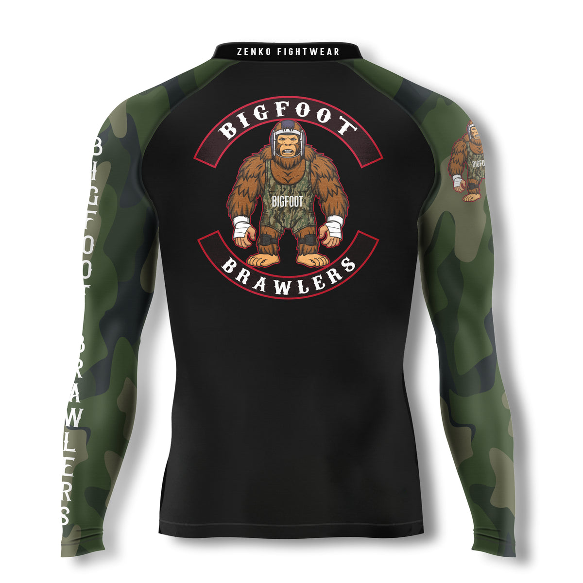 Bigfoot Brawlers Rashguard – ZENKO FIGHTWEAR™