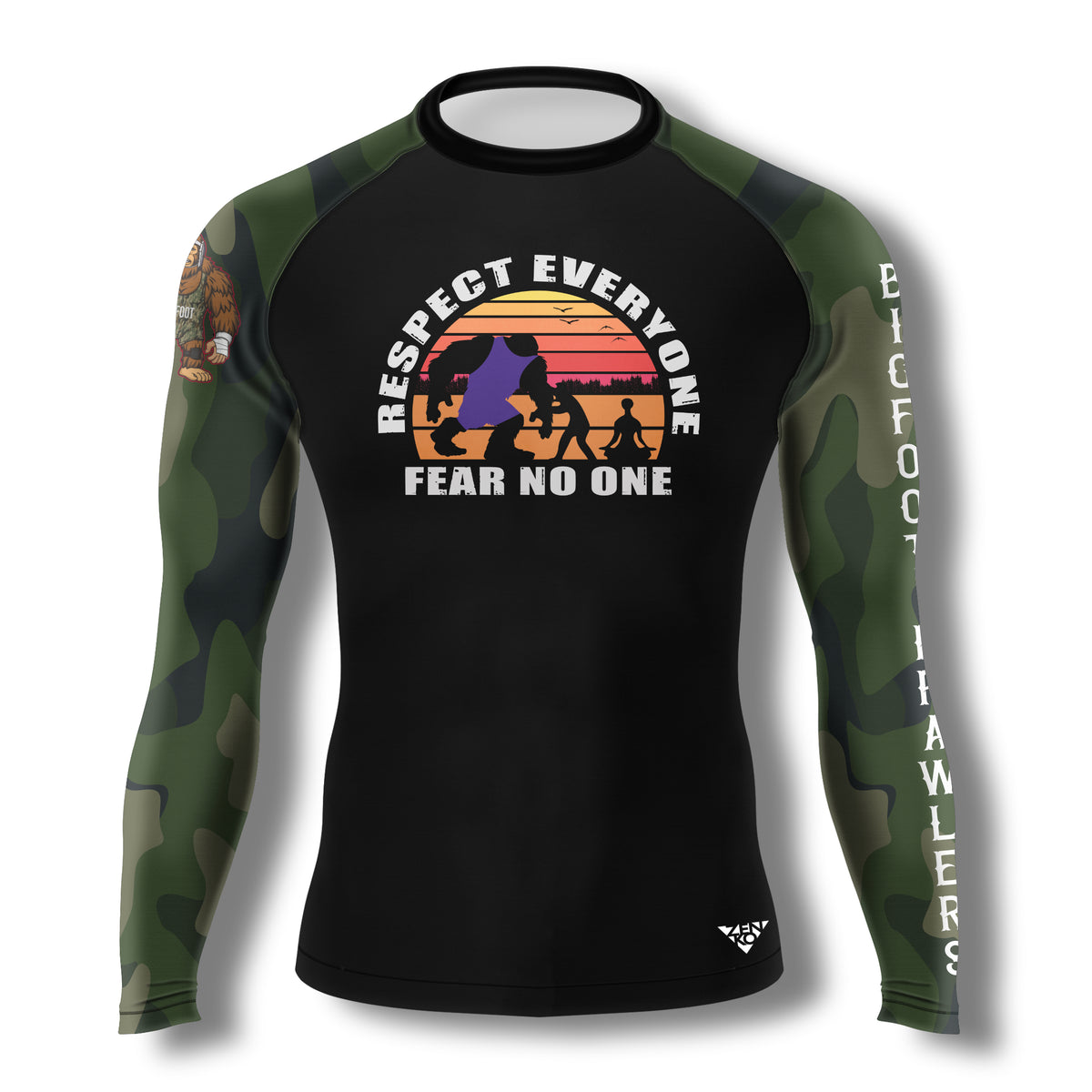 Bigfoot Brawlers Rashguard – ZENKO FIGHTWEAR™