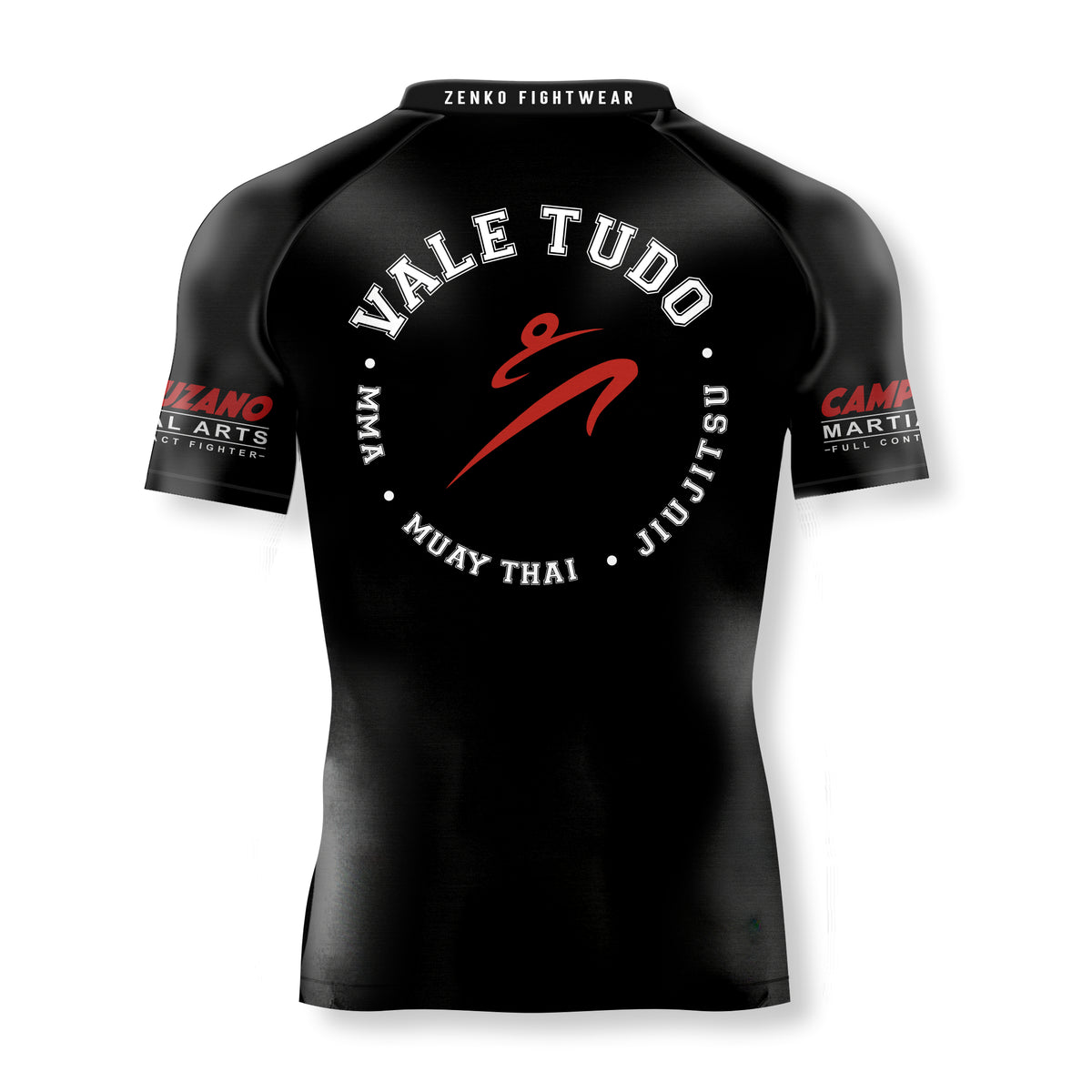 Campuzano Martial Arts "Vale Tudo" Short Sleeve Rashguard – ZENKO ...