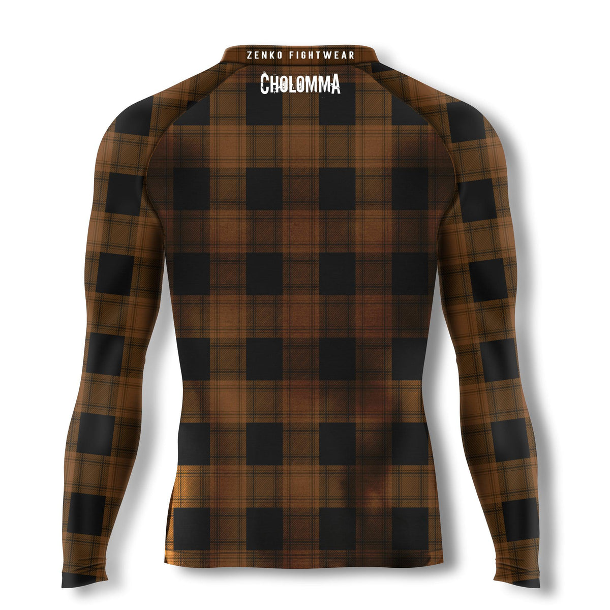 CholoMMA Brown Unbuttoned Flannel Rashguard – ZENKO FIGHTWEAR™