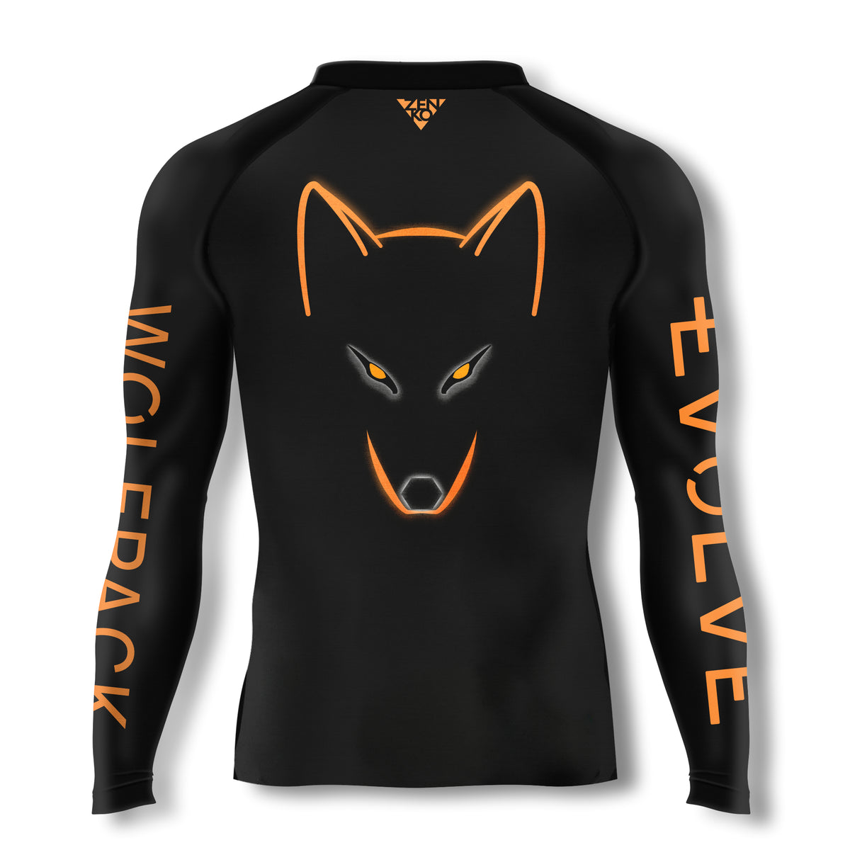 Evolve Jiu Jitsu Long Sleeve Rashguard (Black) – ZENKO FIGHTWEAR™