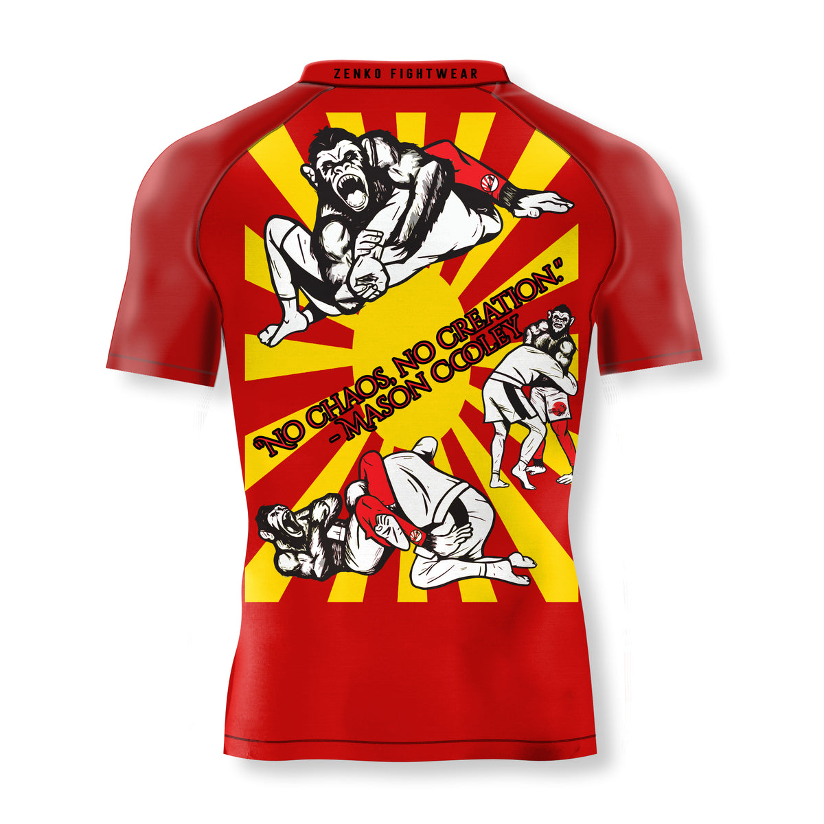 Iron Chimp "No Chaos" Rashguard – ZENKO FIGHTWEAR™