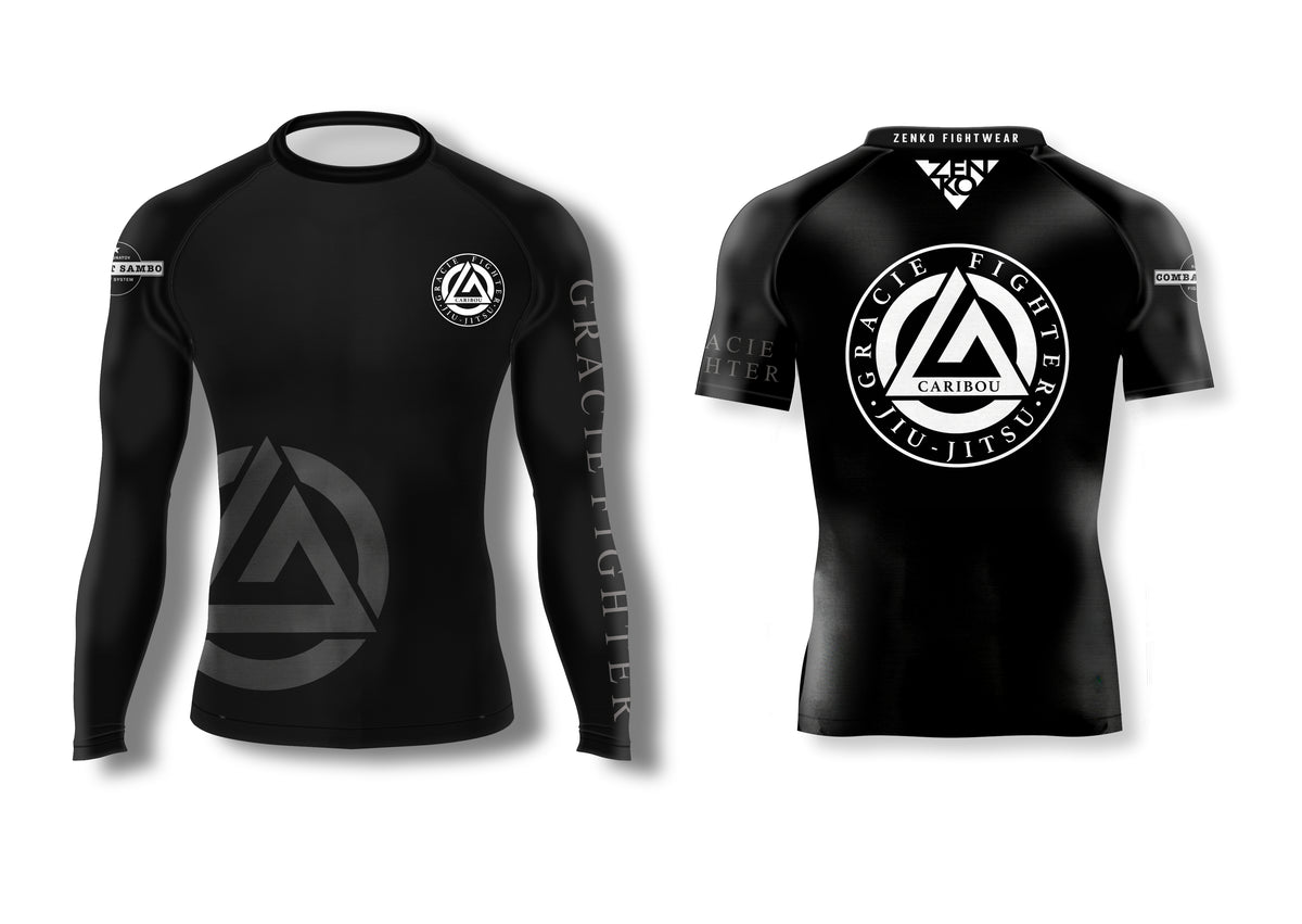 Gracie Fighter Caribou Rashguard – ZENKO FIGHTWEAR™