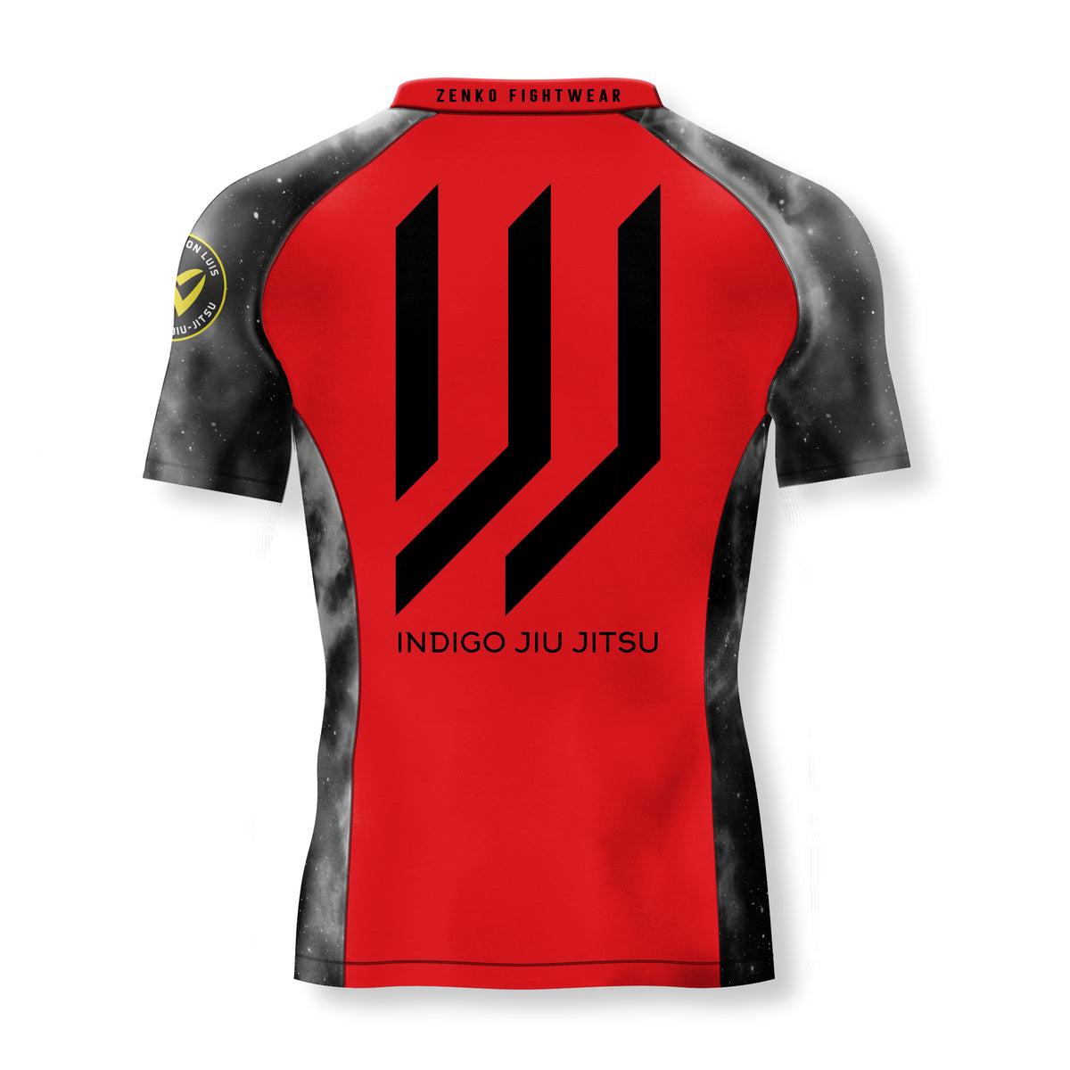 Indigo Jiu Jitsu Black Ranked Rashguard V2 – ZENKO FIGHTWEAR™