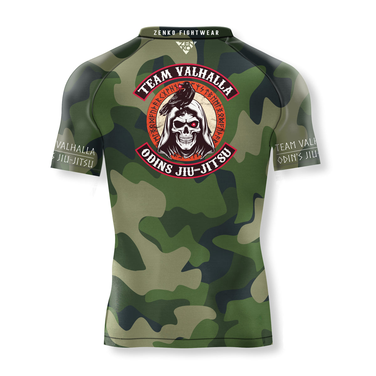 Team Valhalla Camo Rashguard – ZENKO FIGHTWEAR™