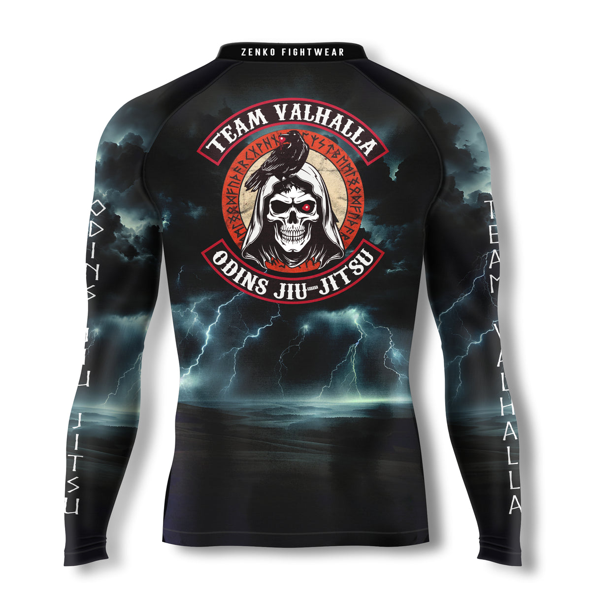 Team Valhalla Raven Rashguard – ZENKO FIGHTWEAR™