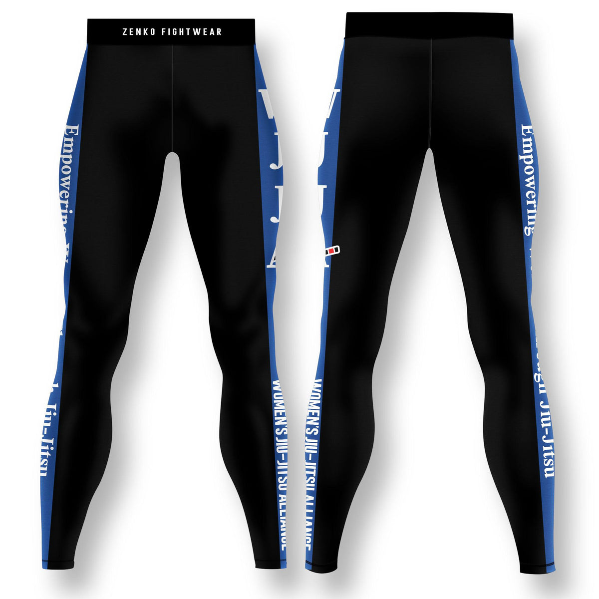 WJJA Ranked Spats (Blue) – ZENKO FIGHTWEAR™