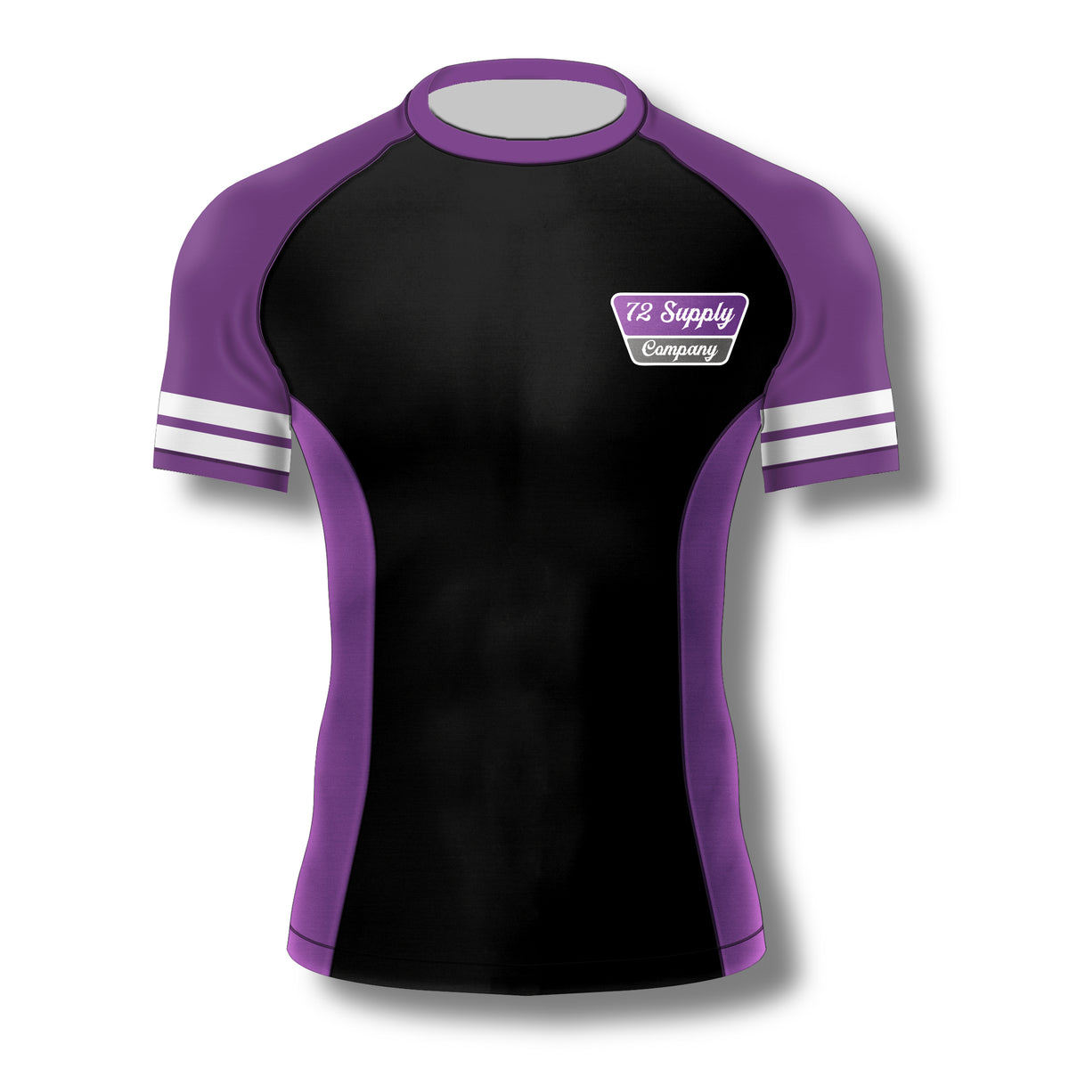 72 Supply Co Ranked Rashguard (Purple) – ZENKO FIGHTWEAR™