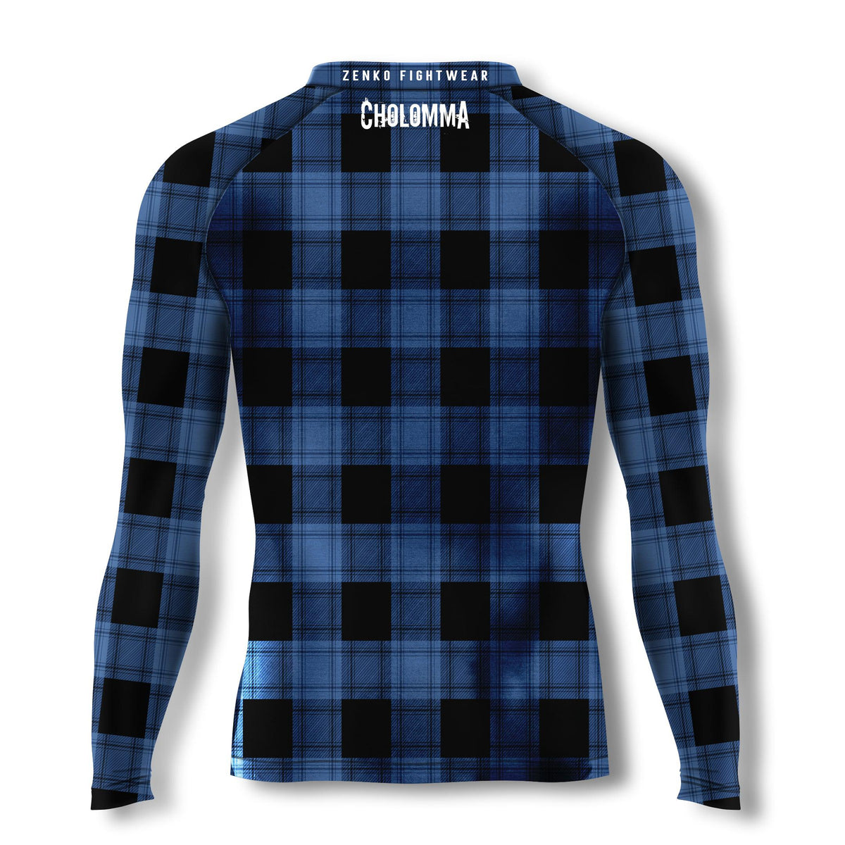 CholoMMA Blue Flannel Rashguard – ZENKO FIGHTWEAR™