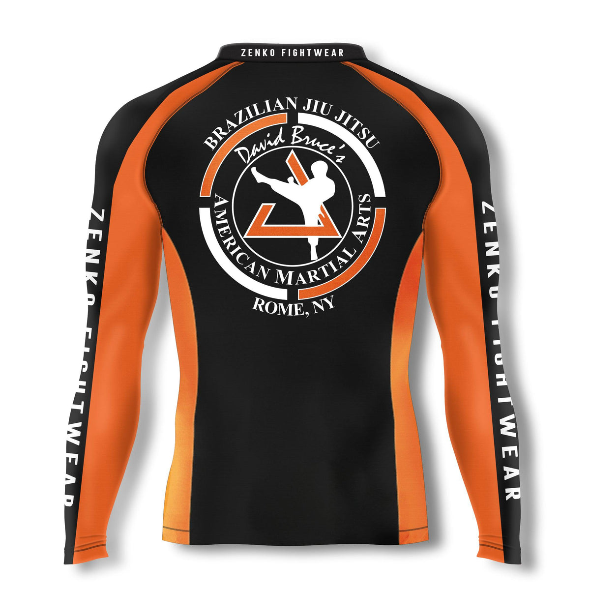David Bruce's AMA Long Sleeve Rashguard – ZENKO FIGHTWEAR™