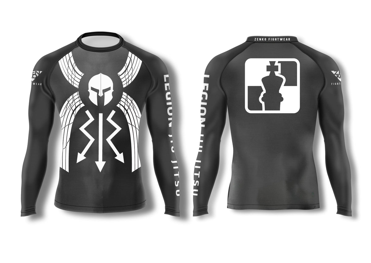 Legion Rashguard (Gray) – ZENKO FIGHTWEAR™