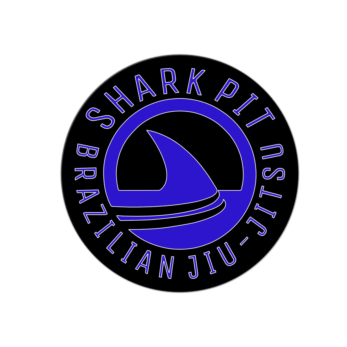 Shark Pit BJJ Gi Patch (Black) – ZENKO FIGHTWEAR™