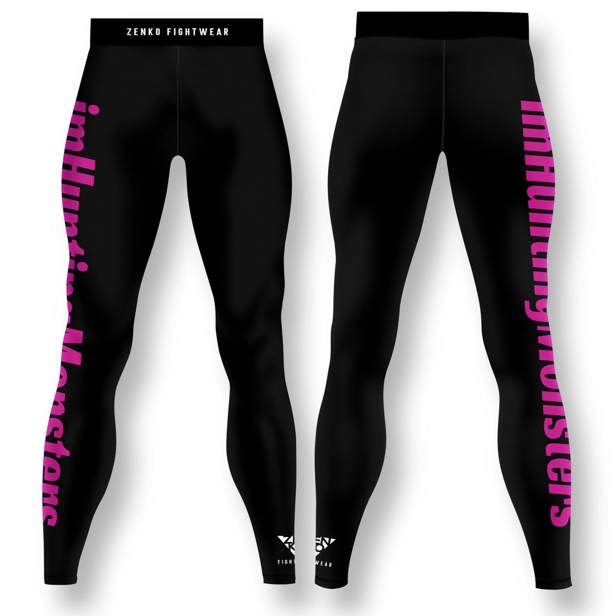 imHuntingMonsters Ranked Spats (Pink) – ZENKO FIGHTWEAR™